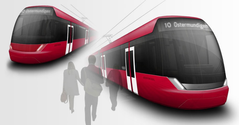 Milani developed the interior and exterior design guidelines for Bernmobil.