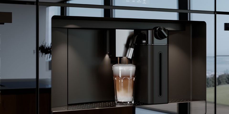 Product and UX/UI design for the V-ZUG Coffee Center